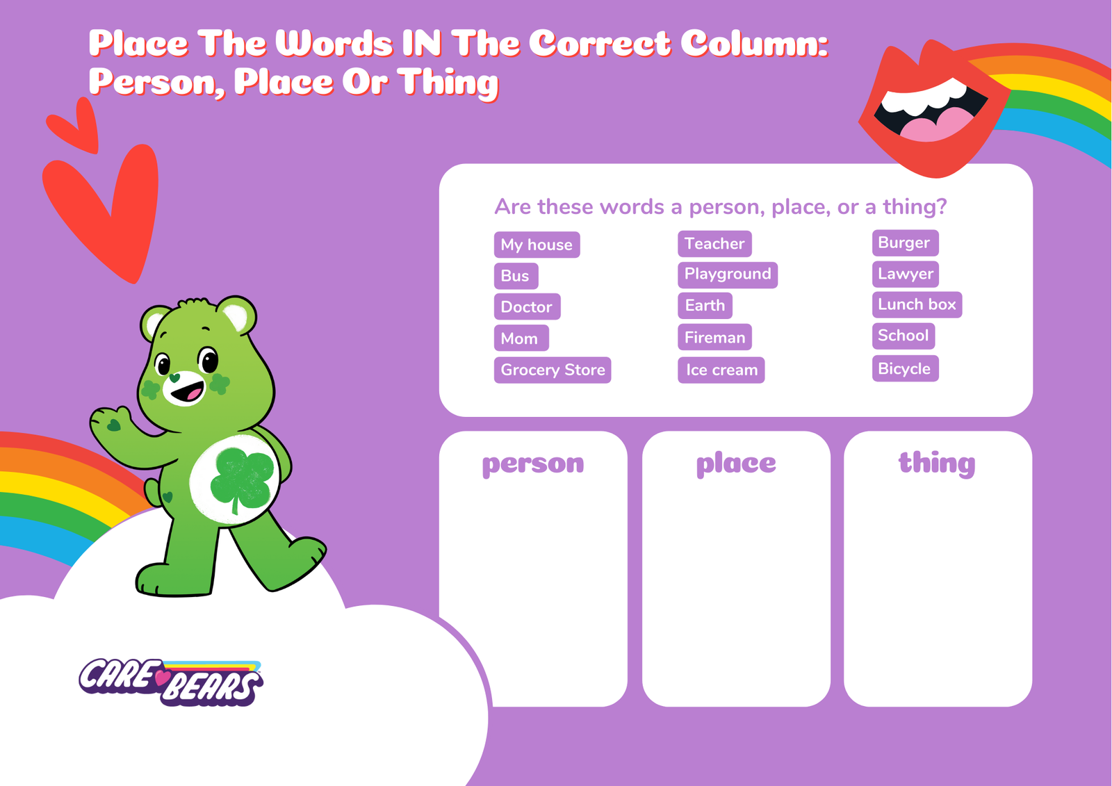 WORD CLASSIFICATION 1 ENGLISH4ALL WORD CLASSIFICATION 1 ENGLISH4ALL